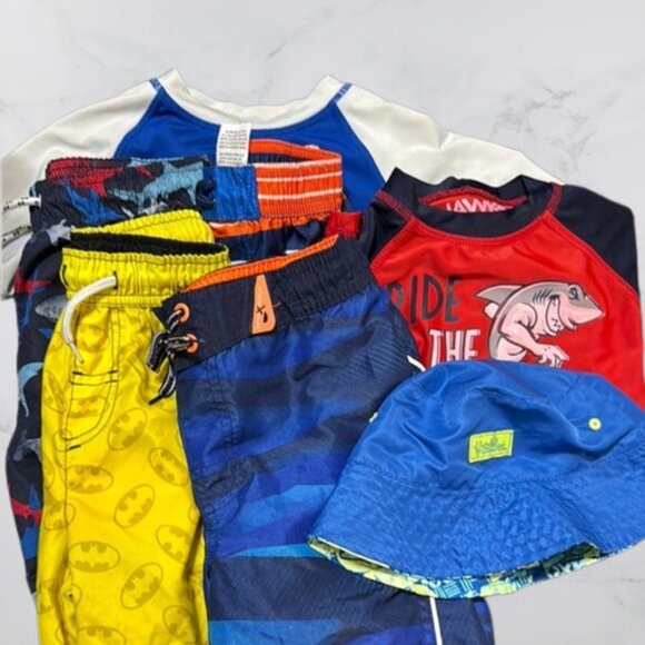 Swim | Boys Swim Bundle Size 456 7 Pieces | Poshmark